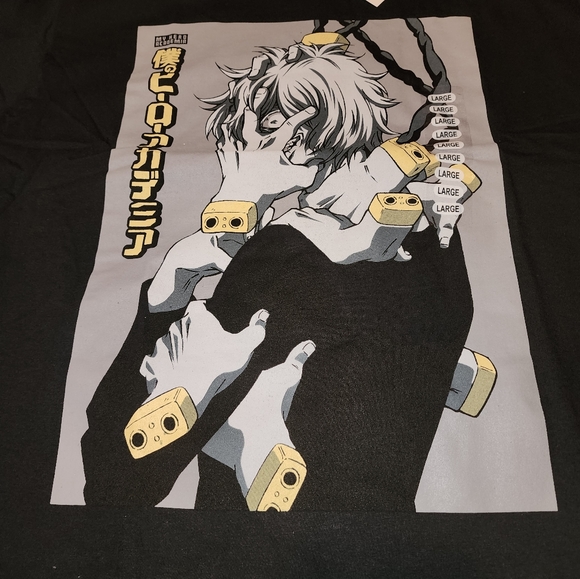 funimation | Shirts | My Hero Academy Tmha Tomura Shigaraki Black Large ...